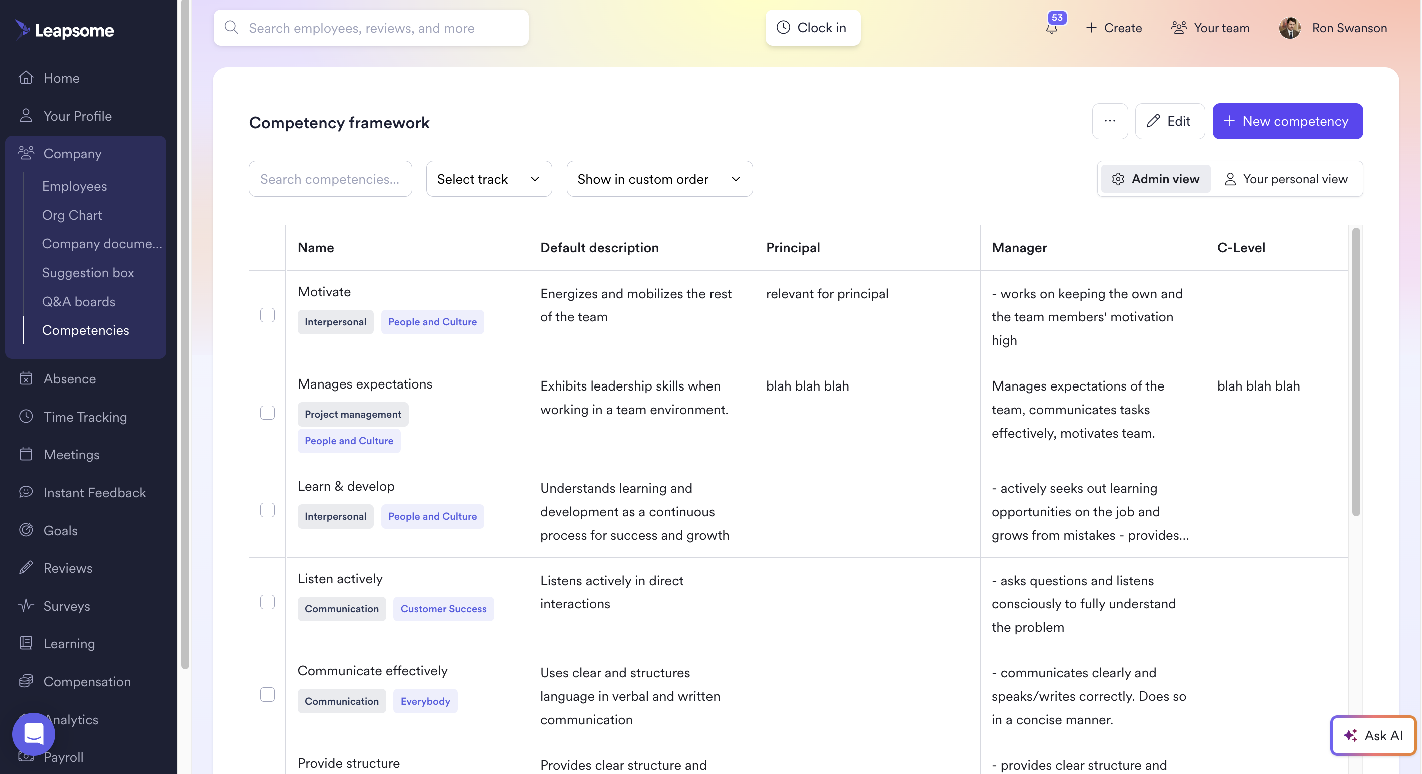 Introduction to Competency Frameworks – Leapsome